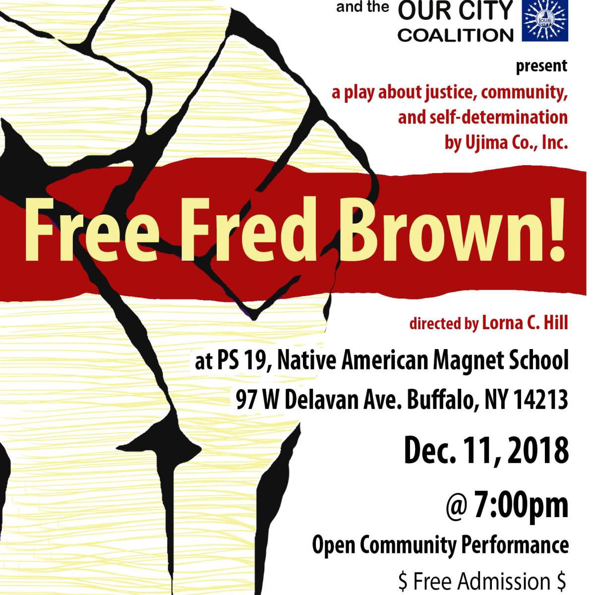 Free Fred Brown! Live Performance - Open Buffalo - Buffalo, NY