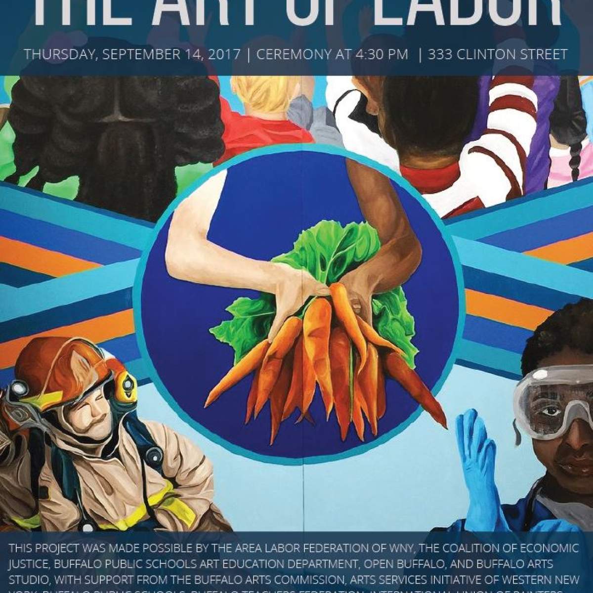 "The Art of Labor" -- Mural Unveiling - Open Buffalo - Buffalo, NY