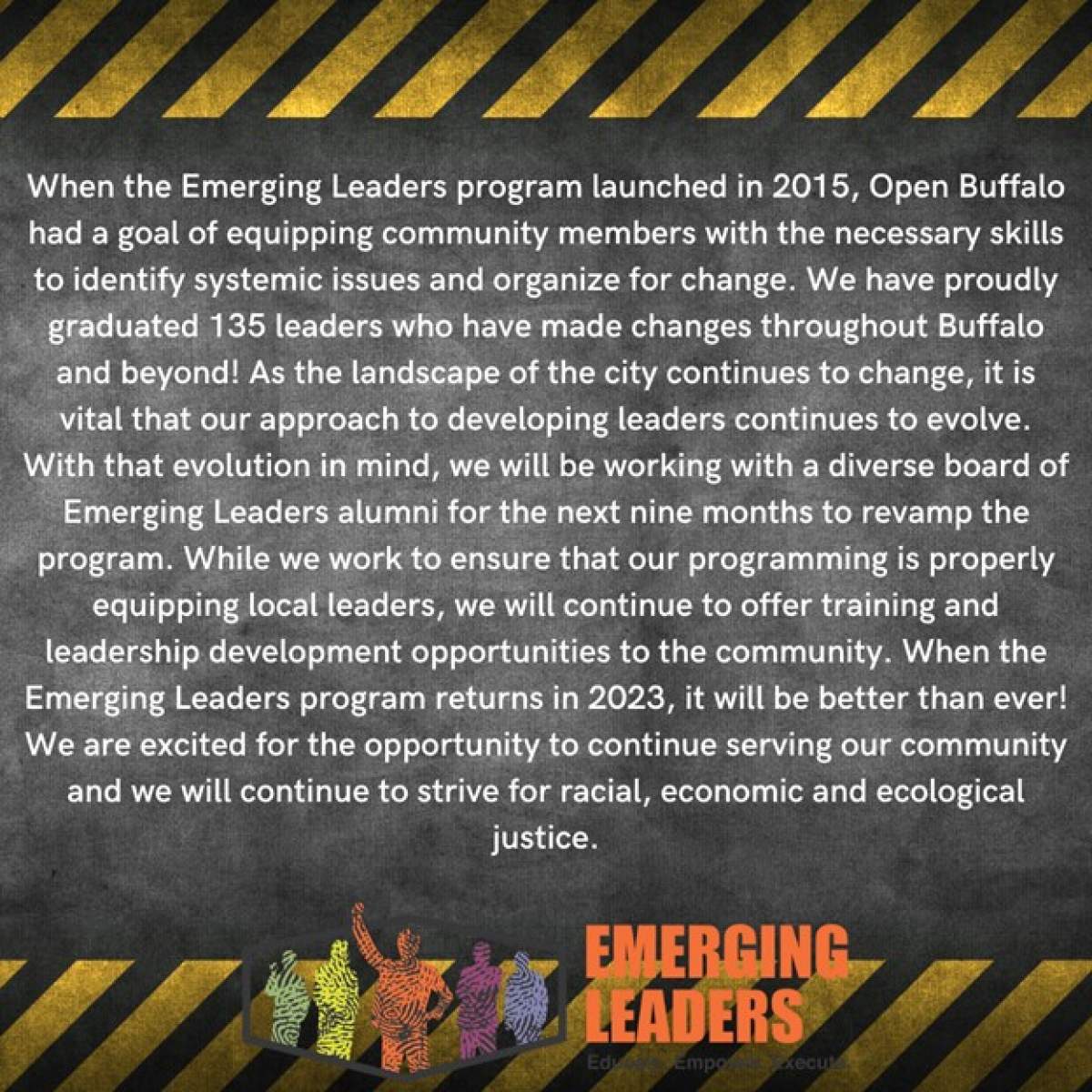 An Update on our Emerging Leaders Program 2022 - Open Buffalo - Buffalo, NY