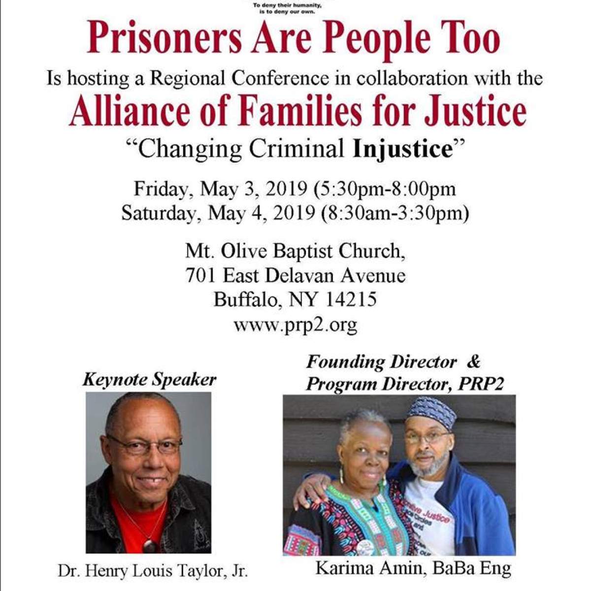 Changing Criminal Injustice Conference - Open Buffalo - Buffalo, NY